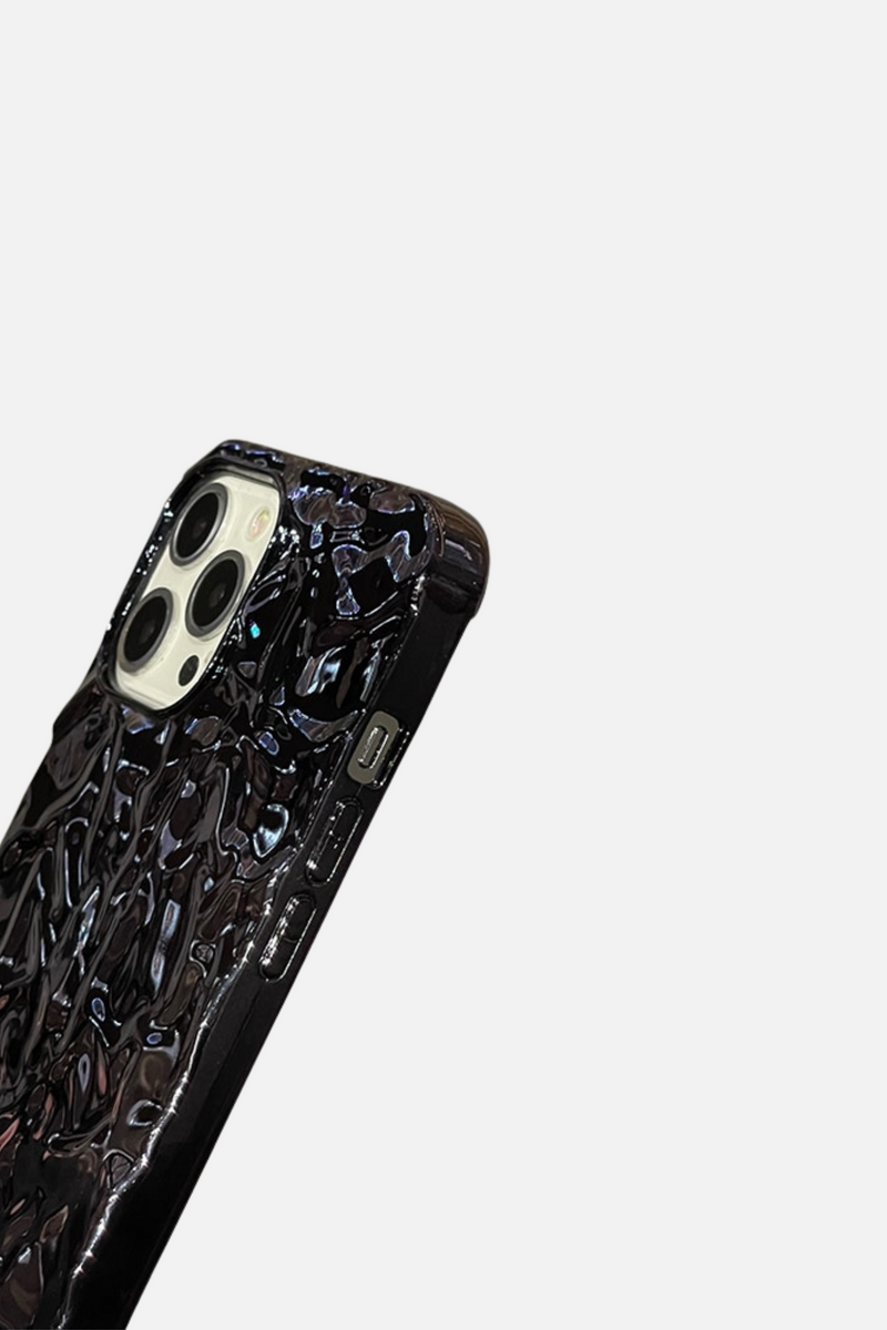 3D Shape Black Paper Pattern 1 iPhone Case – Ditch Market